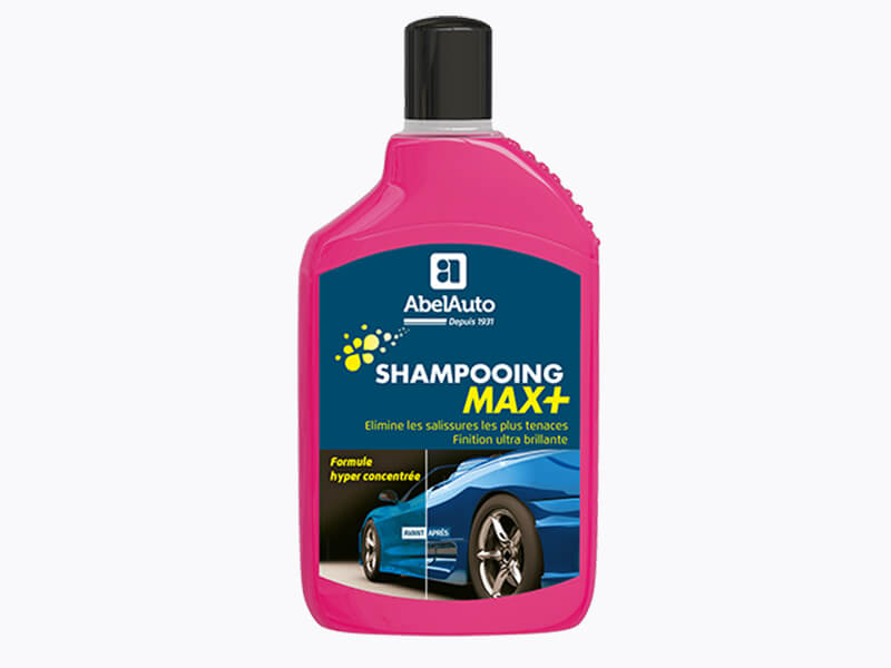 Shampoing MAX+ 500ml - Maxicar, Produits d'entretiens auto pour ...